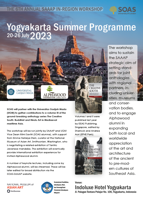 Yogyakarta Summer Programme 2023: Seni Buddha dan Hindu di Asia maritim ...
