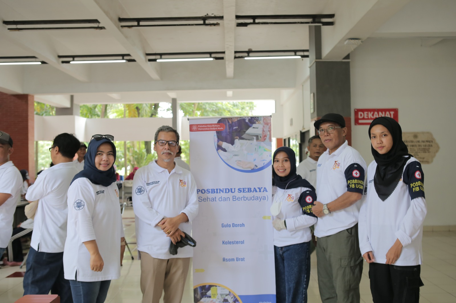 Launching Posbindu “SEBAYA” (Sehat dan Berbudaya) Fakultas Ilmu Budaya ...