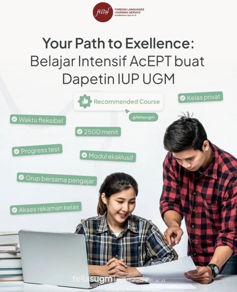 Your Path to Excellence: Kursus Privat AcEPT Buat Dapetin IUP UGM ...